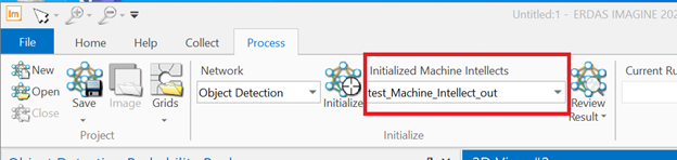 Object Detection Workflow Using Machine Learning Layout