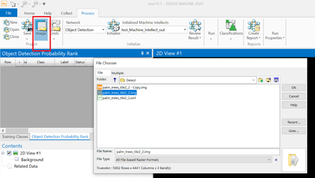 Object Detection Workflow Using Machine Learning Layout