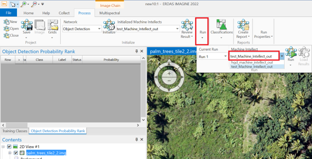 Object Detection Workflow Using Machine Learning Layout