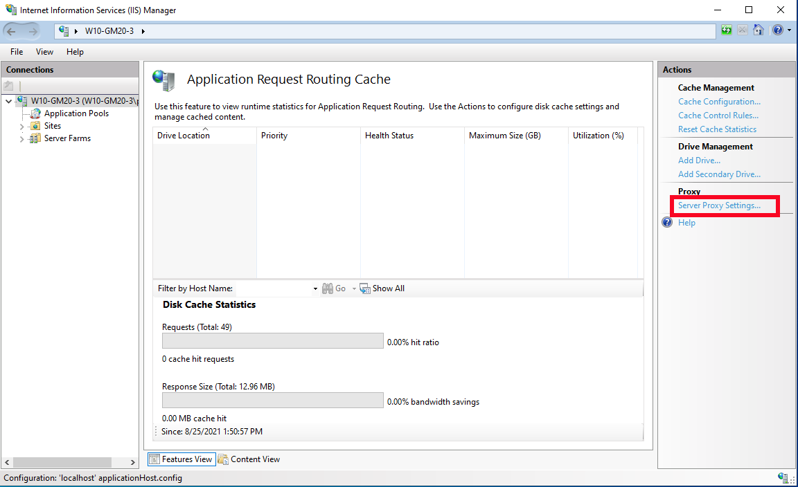 Use IIS as a reverse proxy for Luciad Fusion server
