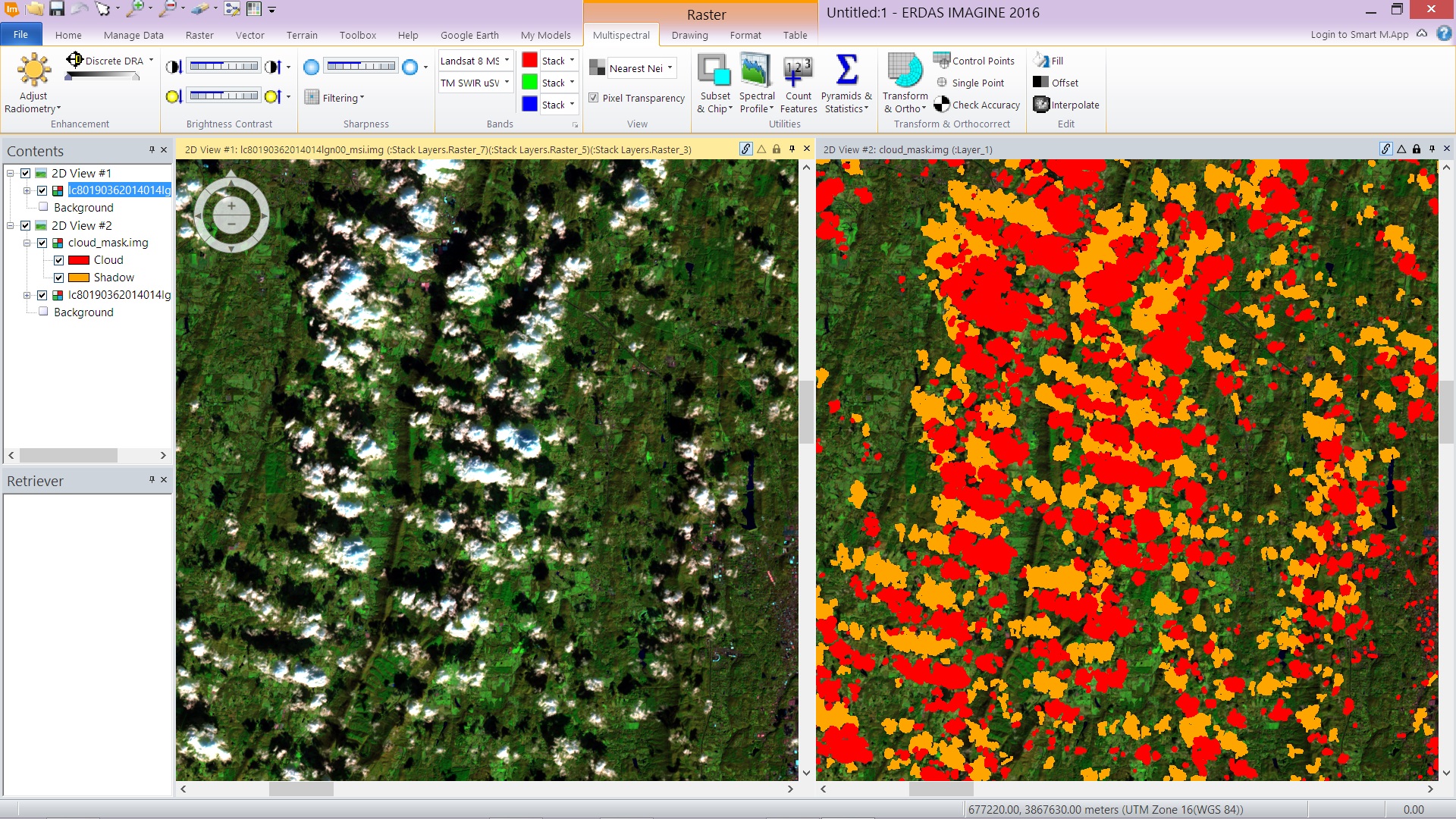 Landsat 8 Automated Cloud Mask