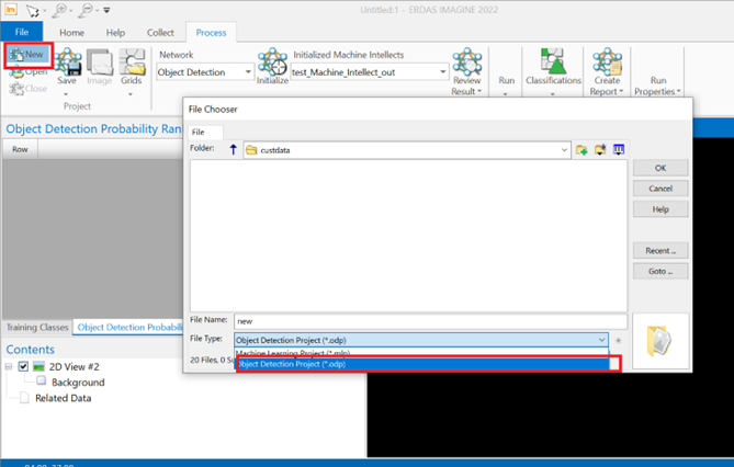 Object Detection Workflow Using Machine Learning Layout