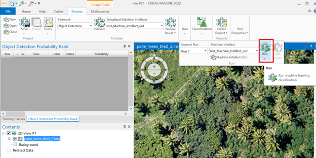 Object Detection Workflow Using Machine Learning Layout