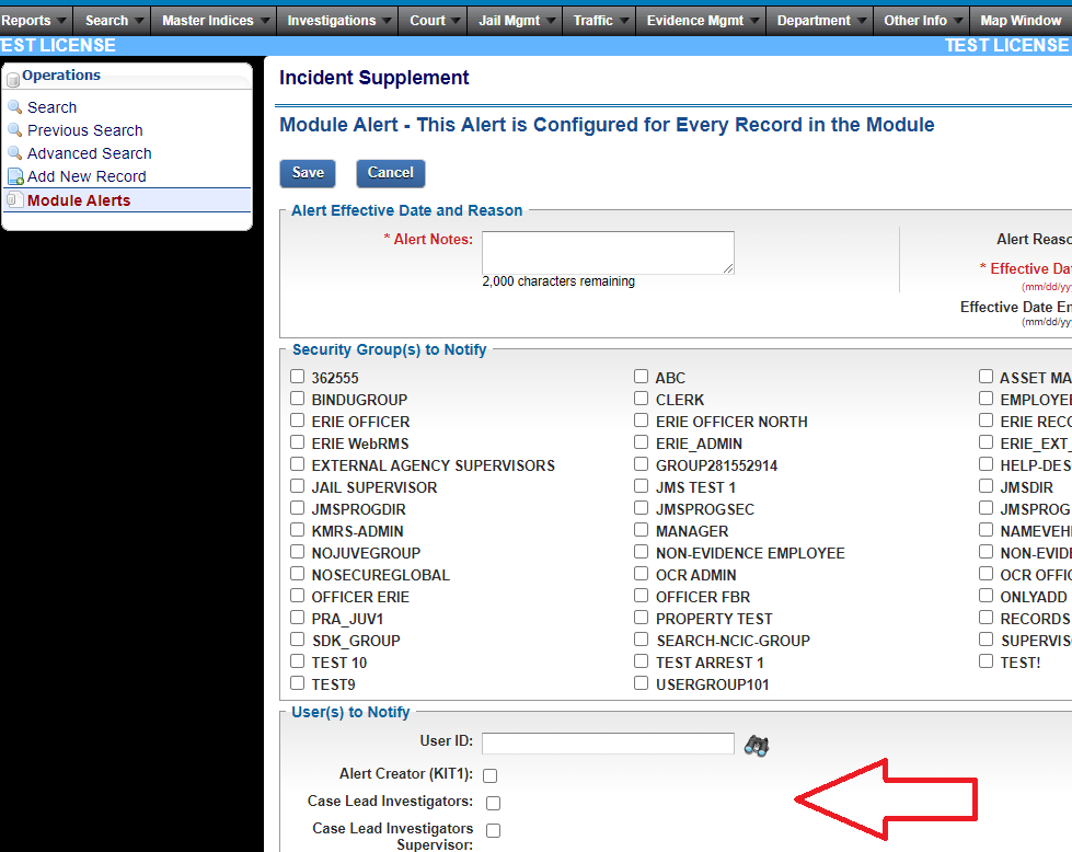 OnCall Records: Alert on Incident Supplement
